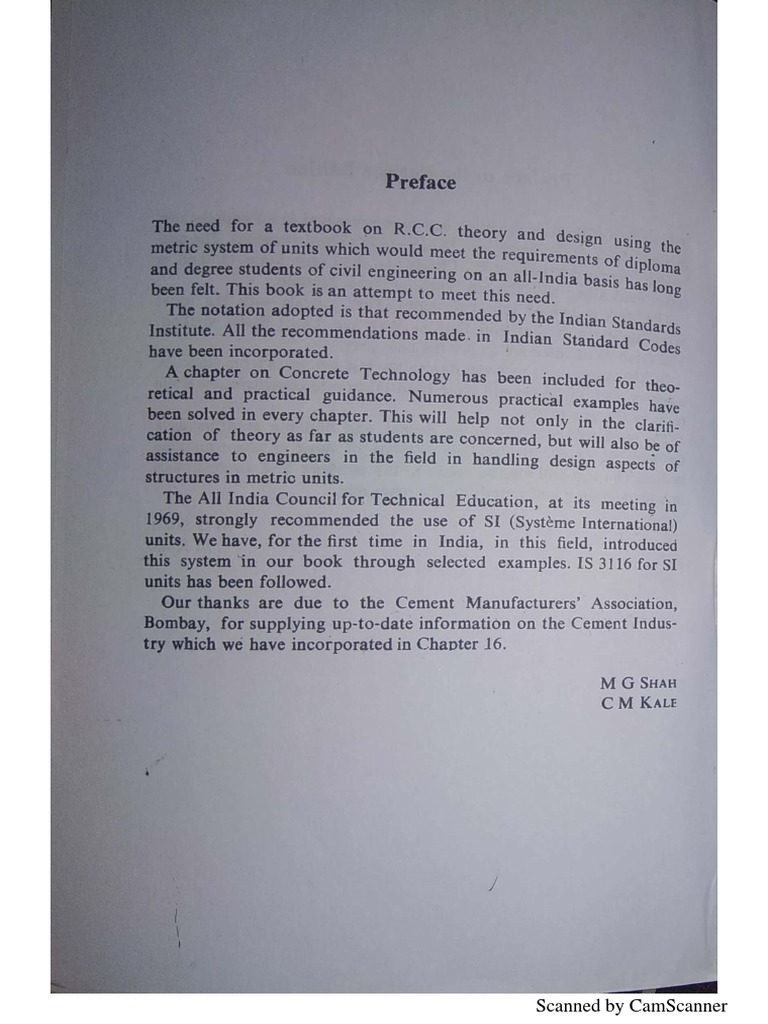 RCC Shah and Kale PDF | PDF