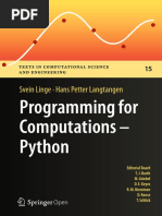 Python First Programming | PDF | Programming Language | Computer Science
