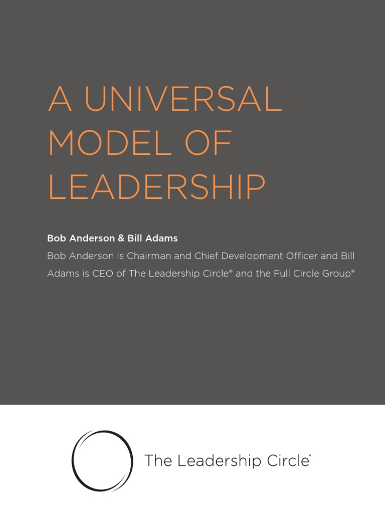 A Universal Model of Leadership | PDF | Leadership | Action (Philosophy)