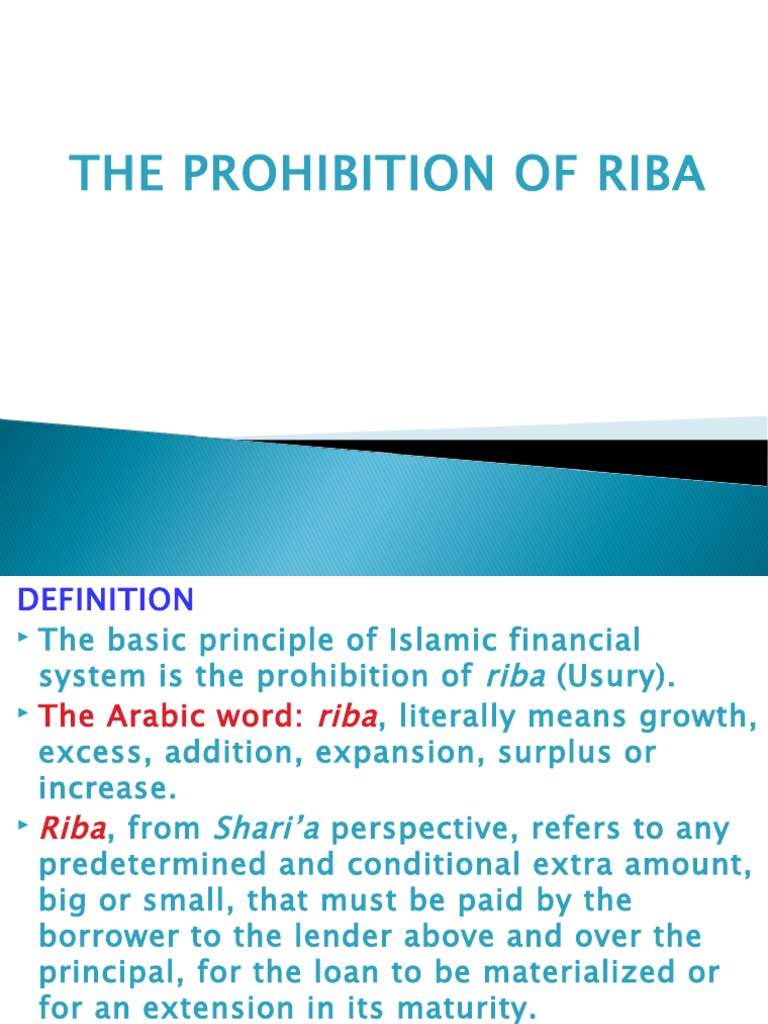 Riba | PDF | Interest | Money