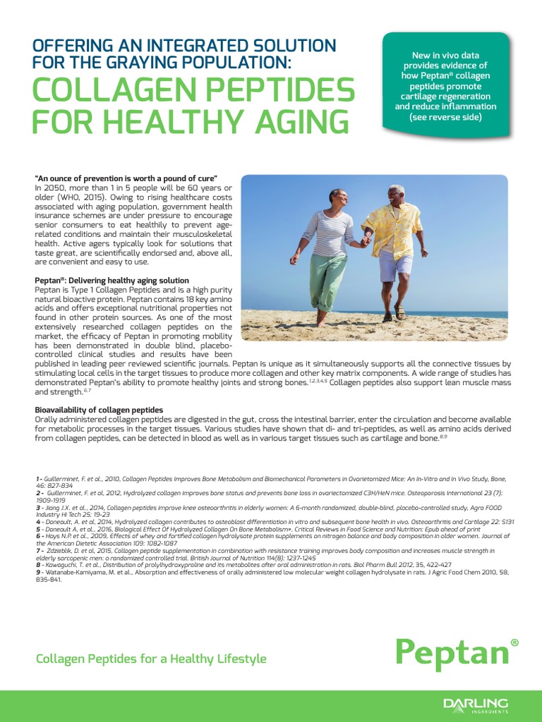 Peptan in Vivo Study 2016 | PDF | Gelatin | Collagen