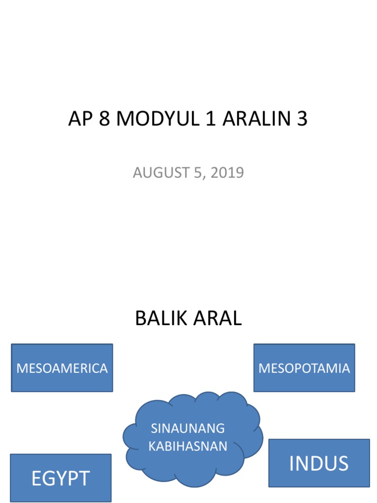 AP 8 Modyul 1 Aralin 3 | PDF