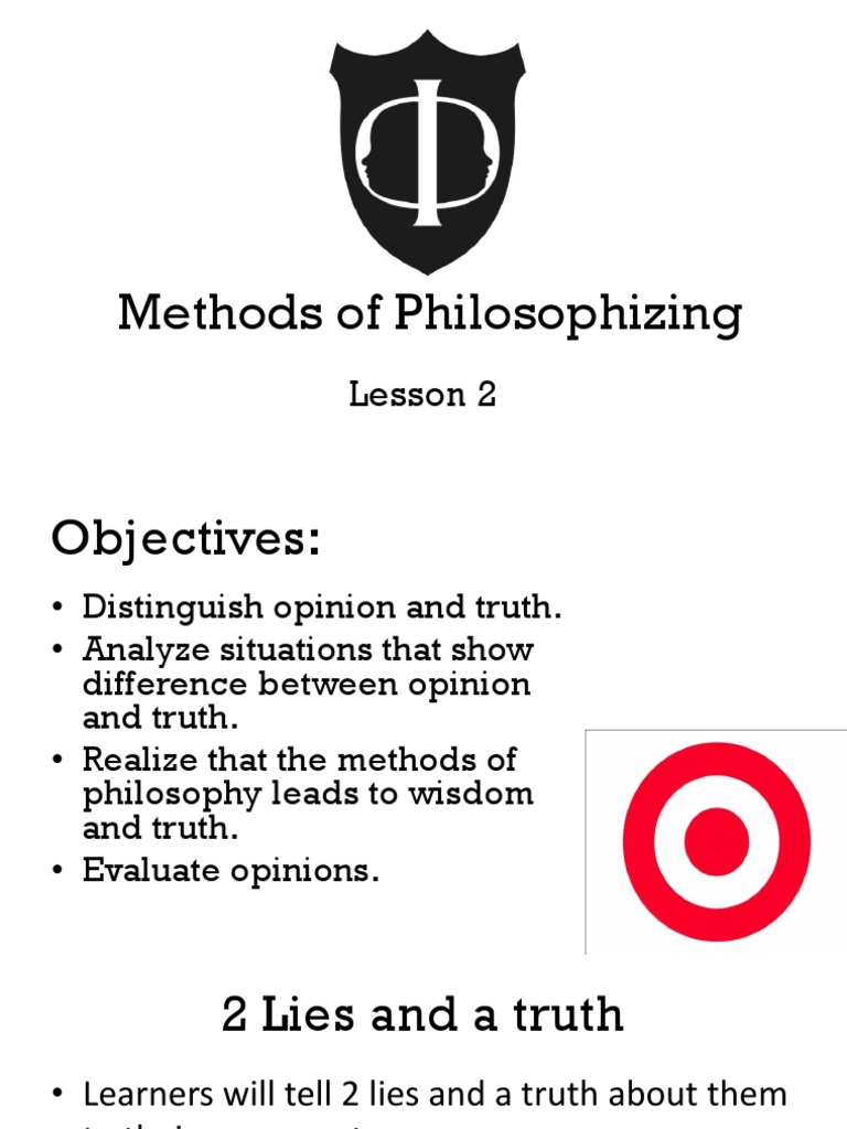 Methods of Philosophizing | PDF | Phenomenology (Philosophy) | Argument