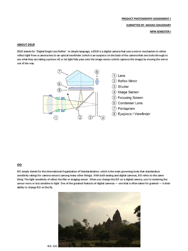 Photography Assignment | PDF | Shutter Speed | Camera