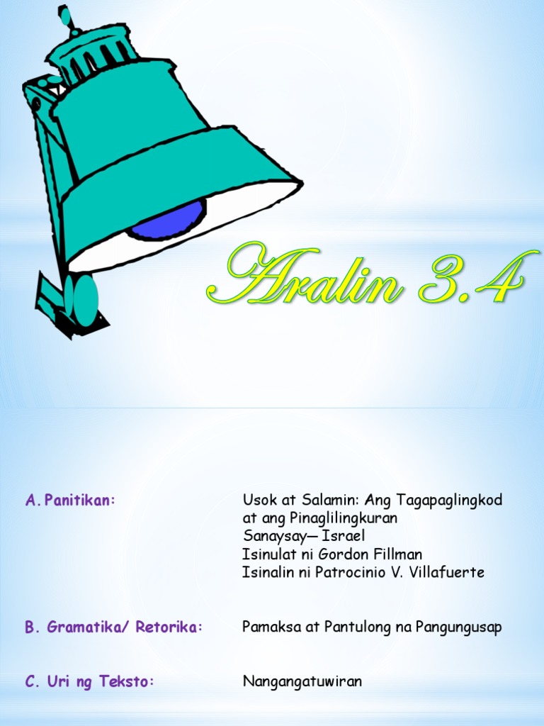 3.4 Usok at Salamin | PDF