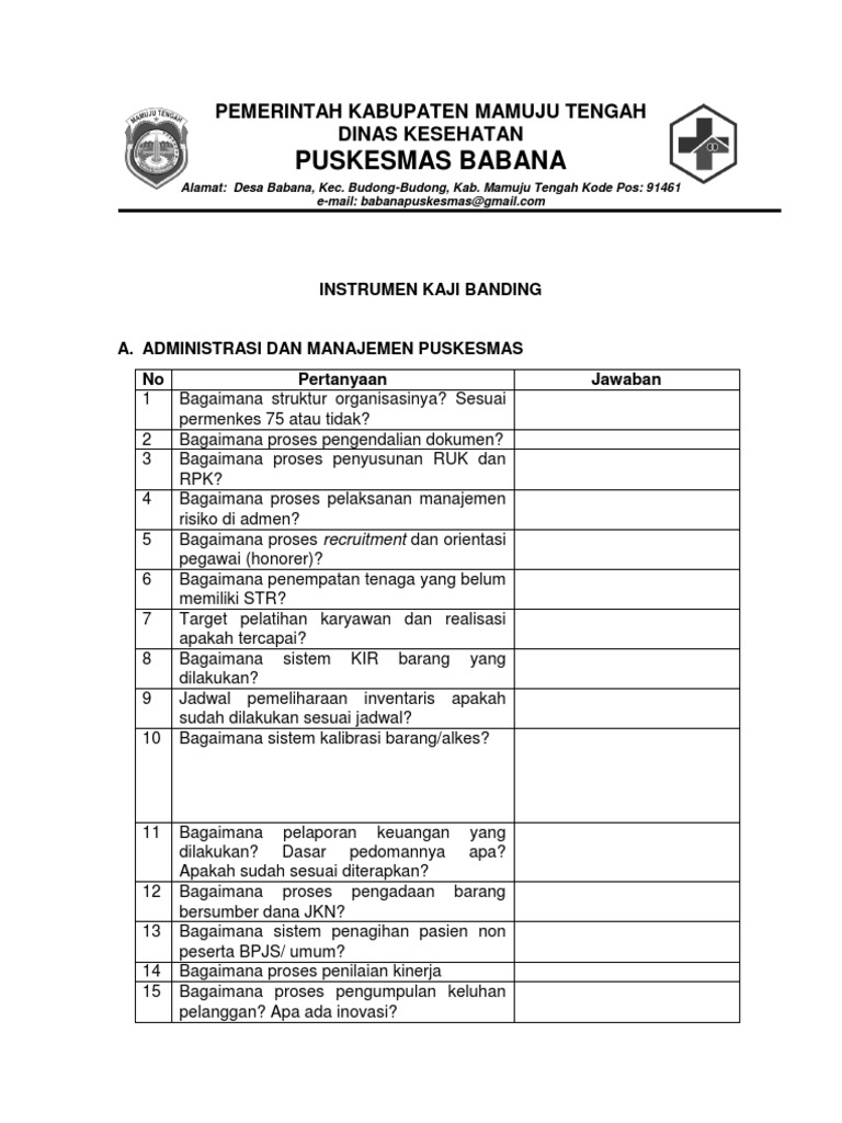 Instrumen Kaji Banding Perbaikan | PDF