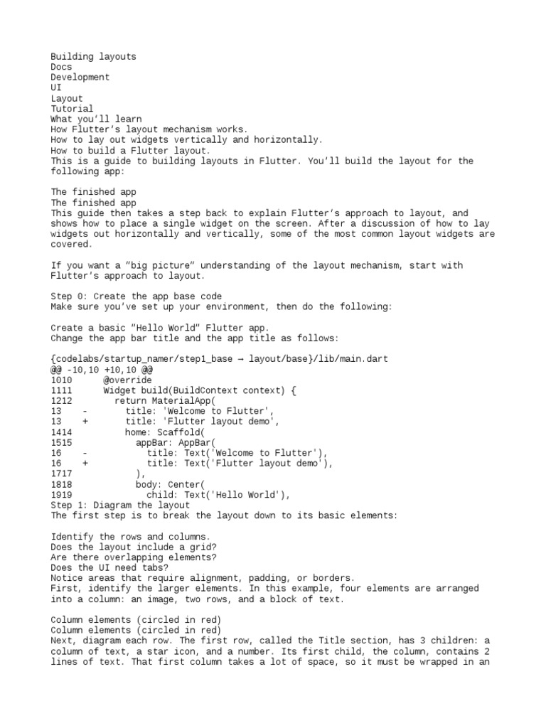 Flutter Tutorial 2 | PDF | Icon (Computing) | Computer Programming