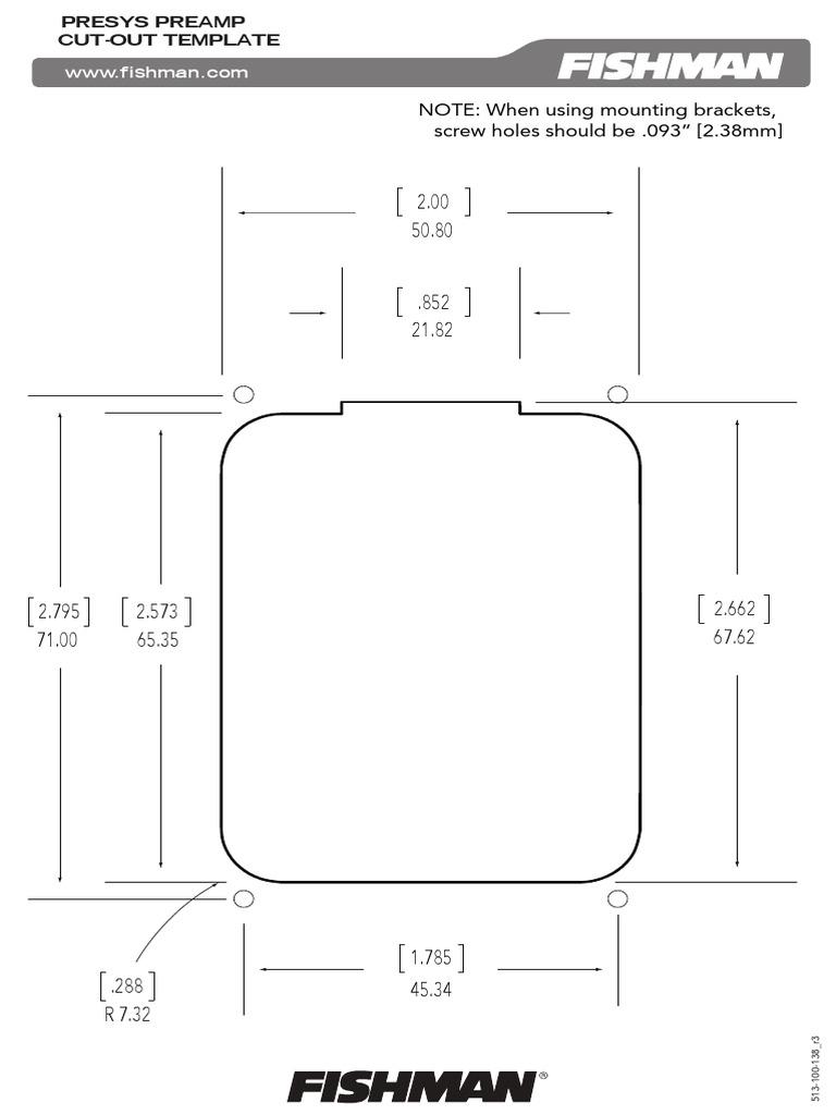 Presys Cutout Template PDF | PDF