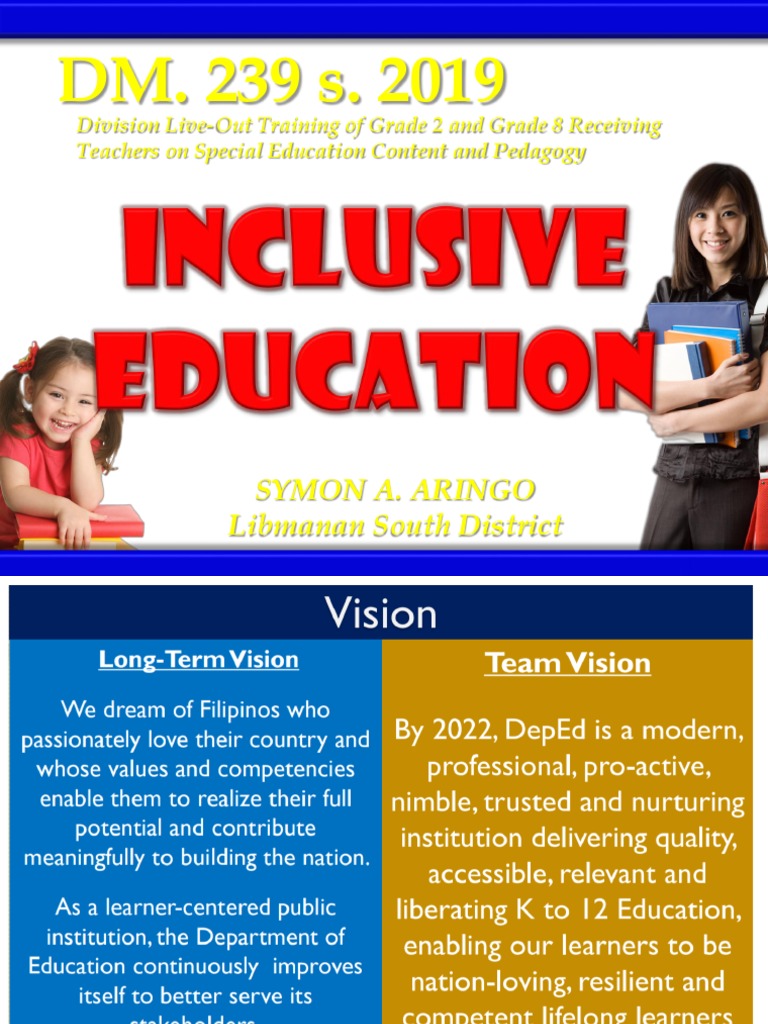 Inclusive Education | PDF | Inclusion (Education) | Children's Rights