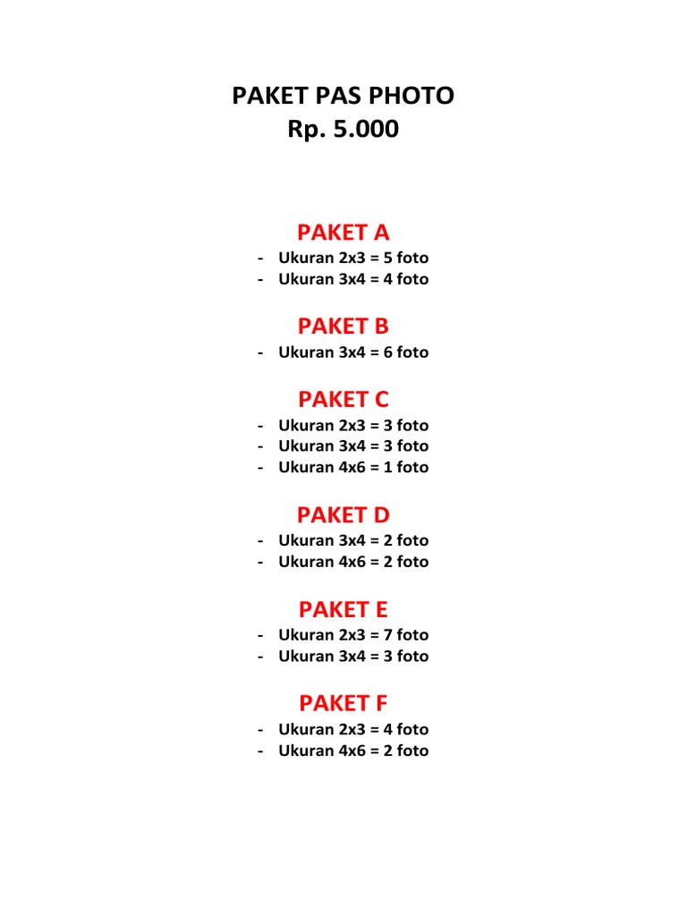 Paket Foto & Video Pernikahan | PDF | Art Media | Public Sphere