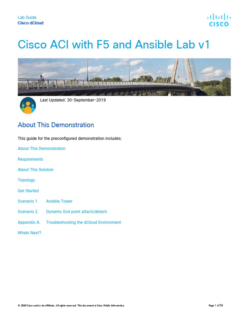 Ansible F5 ACI Lab v1-1 | PDF | Load Balancing (Computing) | Firewall (Computing)