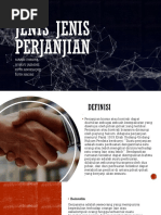 Jenis Jenis Perjanjian Dalam Hukum Perdata Indonesia | PDF