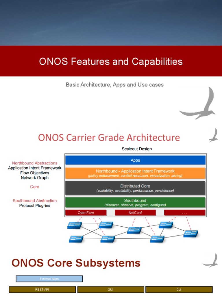 ONOS Overview | PDF | Computer Network | Router (Computing)