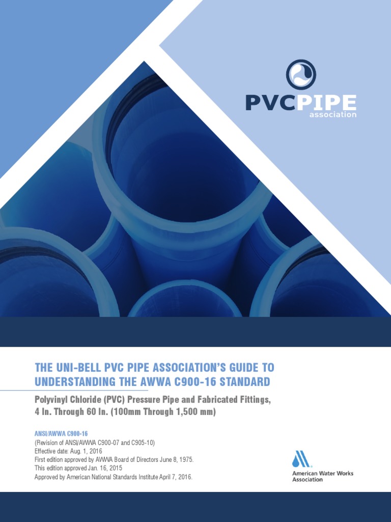 The Uni Bell Pvc Pipe Associations Guide To Understanding The Awwa