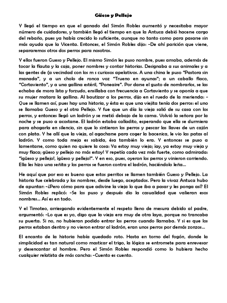 Gueso y Pellejo | PDF