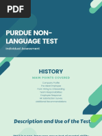 Purdue Non-Language Test: Interpretation | PDF