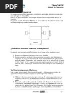 Balanceo Estático | PDF | Rotación | Fuerza