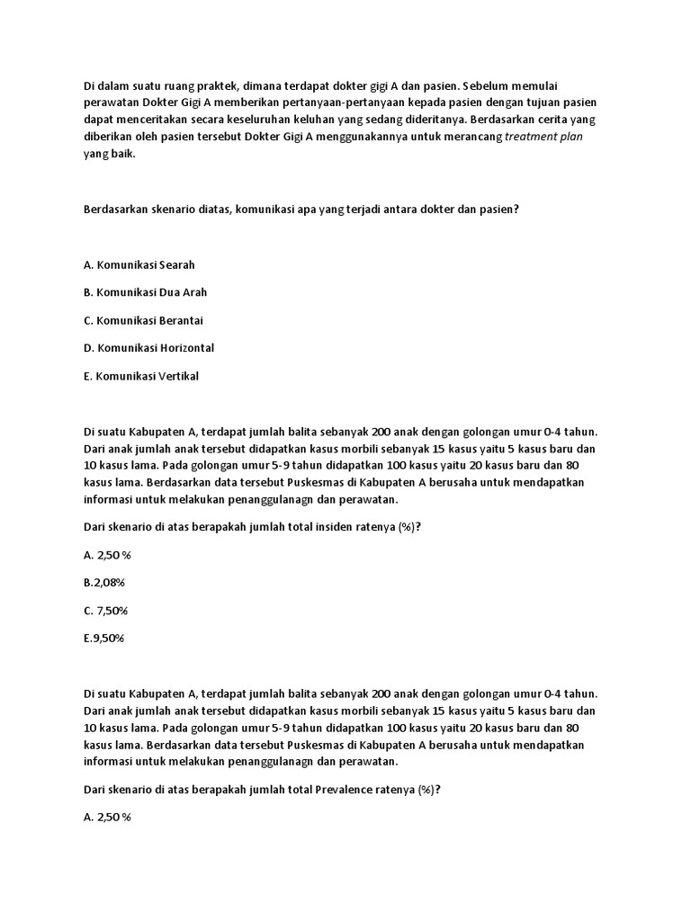 Contoh Soal CBT 2013 | PDF