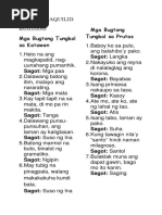 Bugtong, Bugtong - 150+ Mga Bugtong Na May Sagot (Tagalog Riddles) | PDF