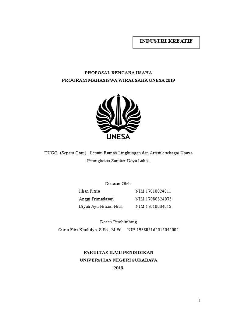 Proposal PMW 2019 | PDF