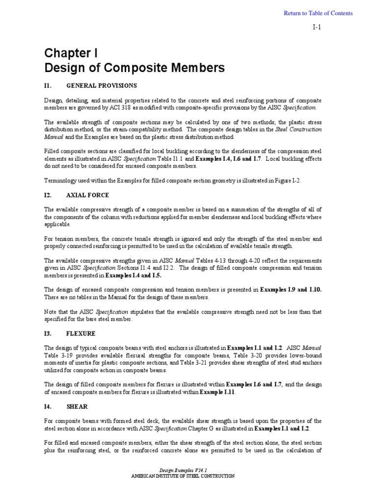 AISC SCM2013 - Designexample Chapter I Desain of Composite Members PDF ...