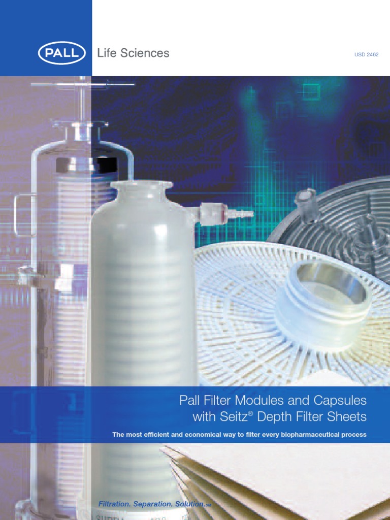 USD 2462 Pall Filer Modules and Capsules | PDF | Filtration | Chemistry