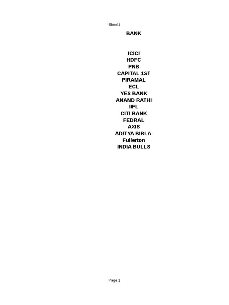 RM LIST AND NO - Ods | PDF