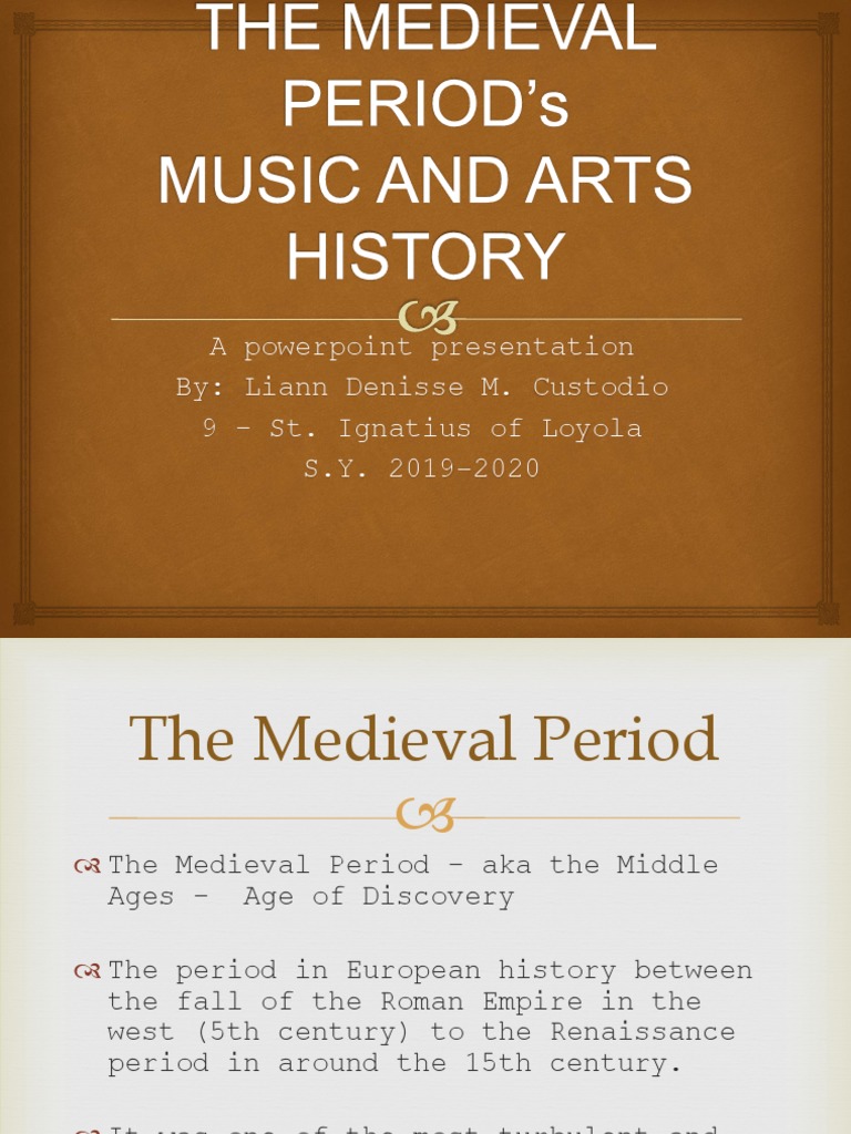 Medieval Period Presentation | PDF | Gothic Architecture | Renaissance