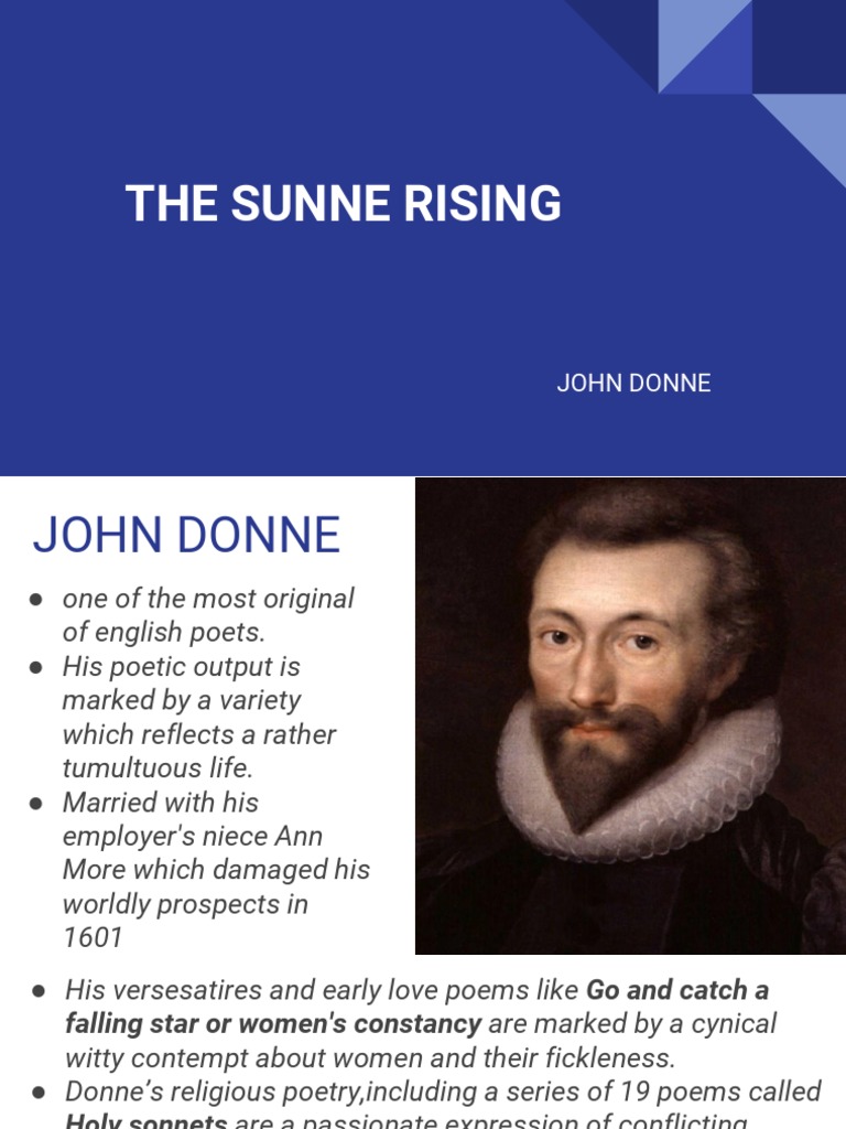 The Sunne Rising | PDF | Poetry