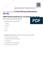 MLHFQ Questionnaire | PDF