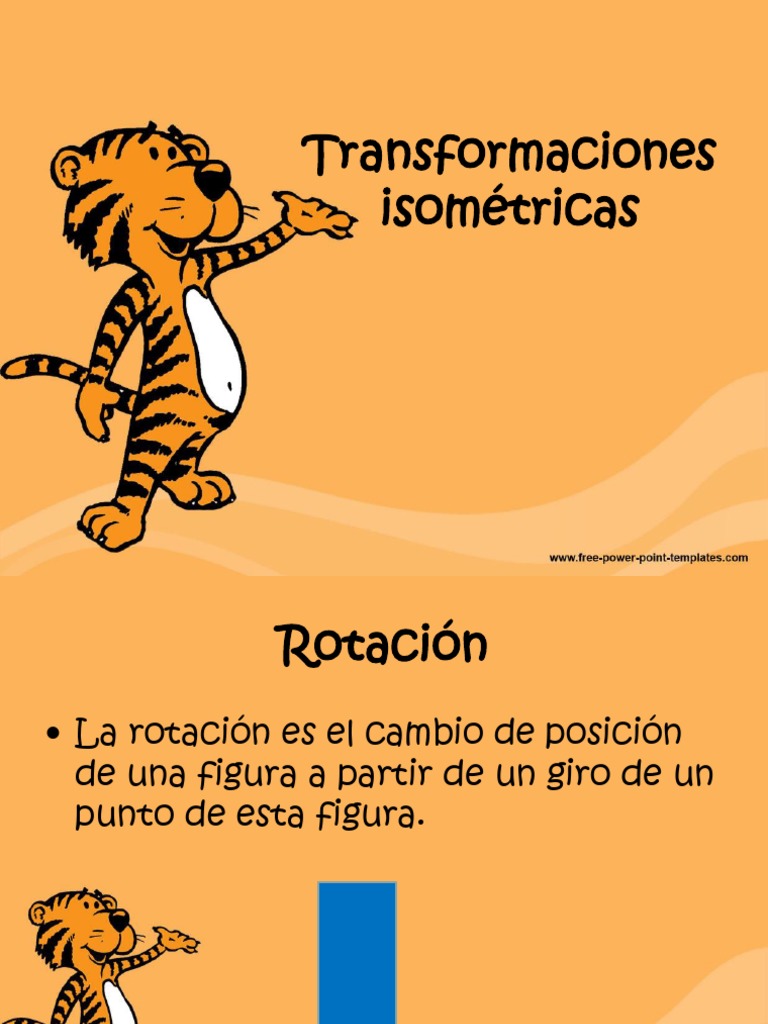 Transformaciones Isometricas | PDF | Simetría | Rotación