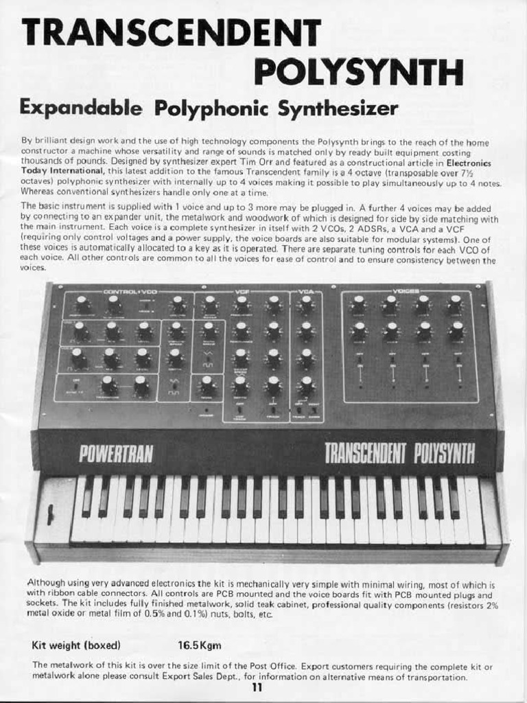 Powertran Polysynth | PDF
