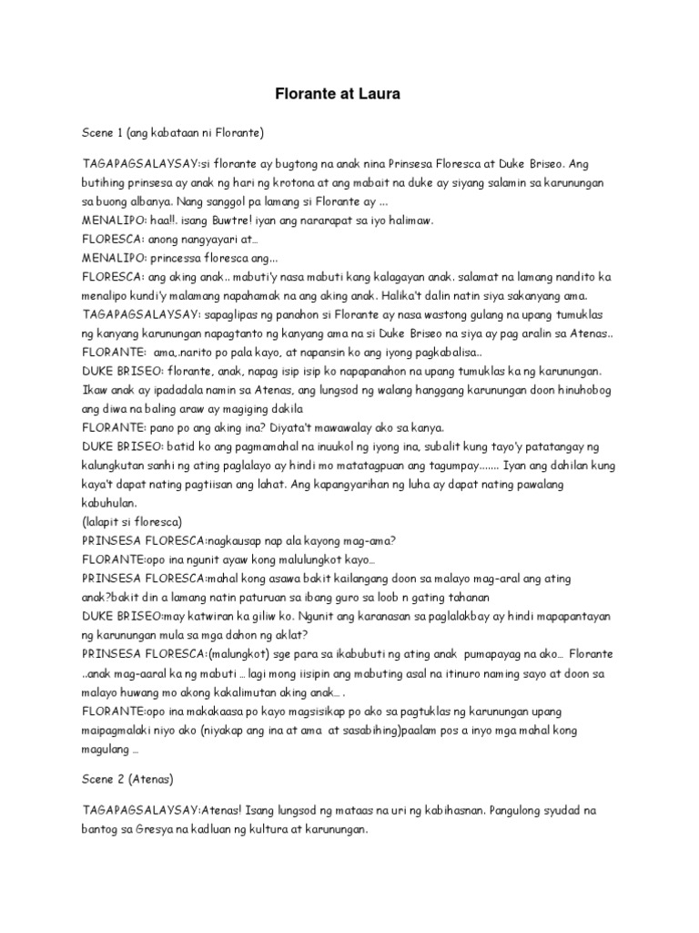 Florante at Laura | PDF