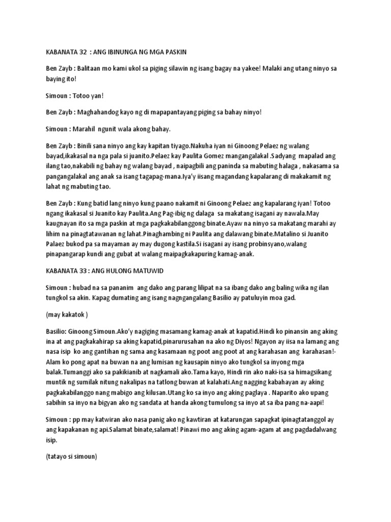 Kabanata 32 | PDF