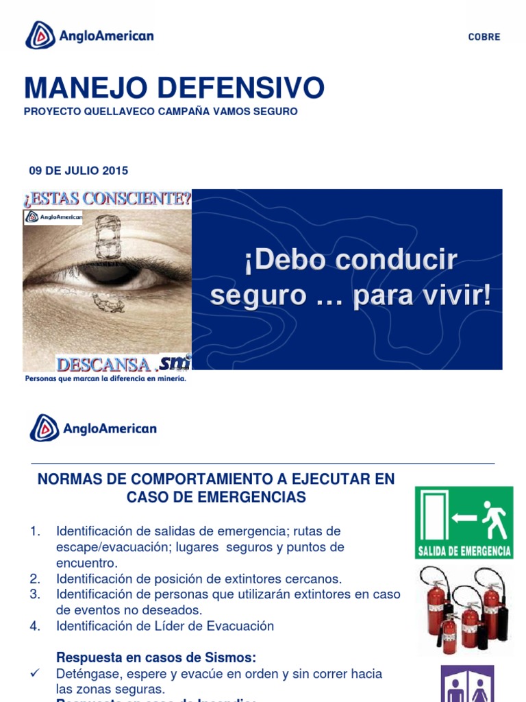 Manejo Seguro | PDF | Dormir | Salud y bienestar