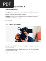 Comprehensive Guide to Documentary Filmmaking | PDF | Documentary Film