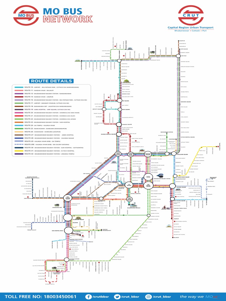 Mo Bus Full Map Bhubaneswar | PDF Mo Bus Full Map Bhubaneswar | PDF