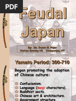 Feudal Hierarchy of Medieval Japan | PDF | Shogun | Samurai