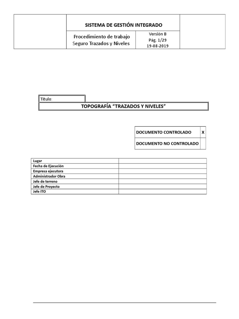 Pts Trazado y Niveles | PDF | Topografía | Herramientas