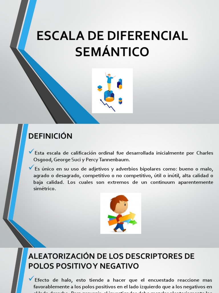 Diferencial Semantico Escala De Diferencial Semantico. Ventajas Y