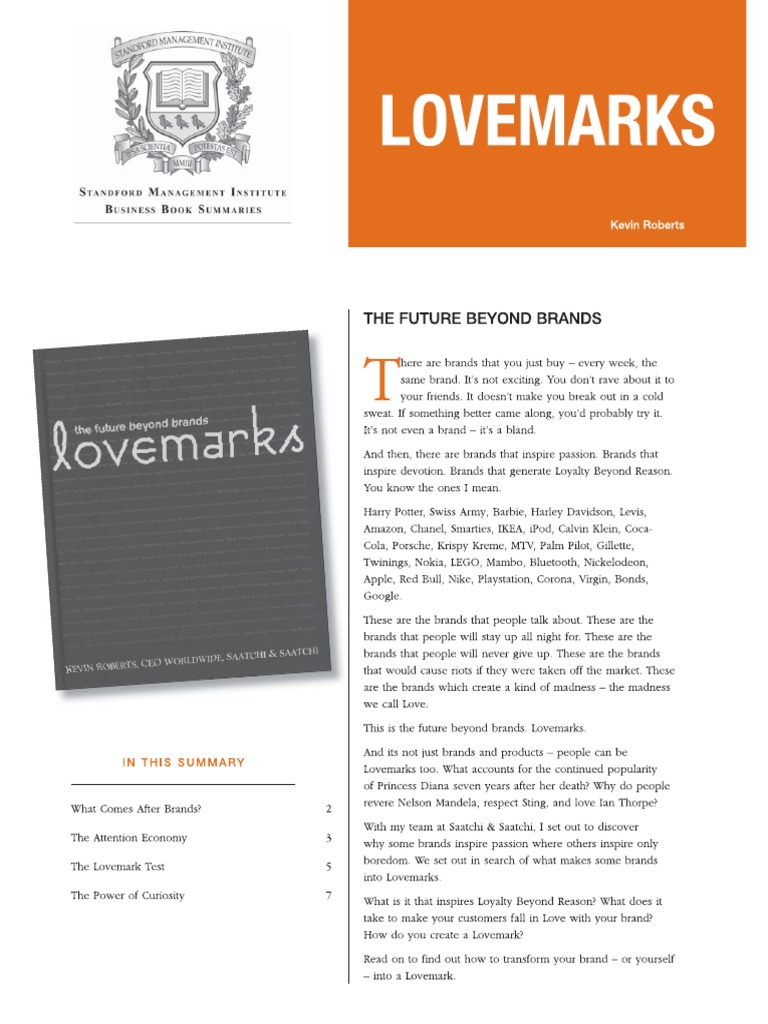 Lovemarks Analysis | PDF