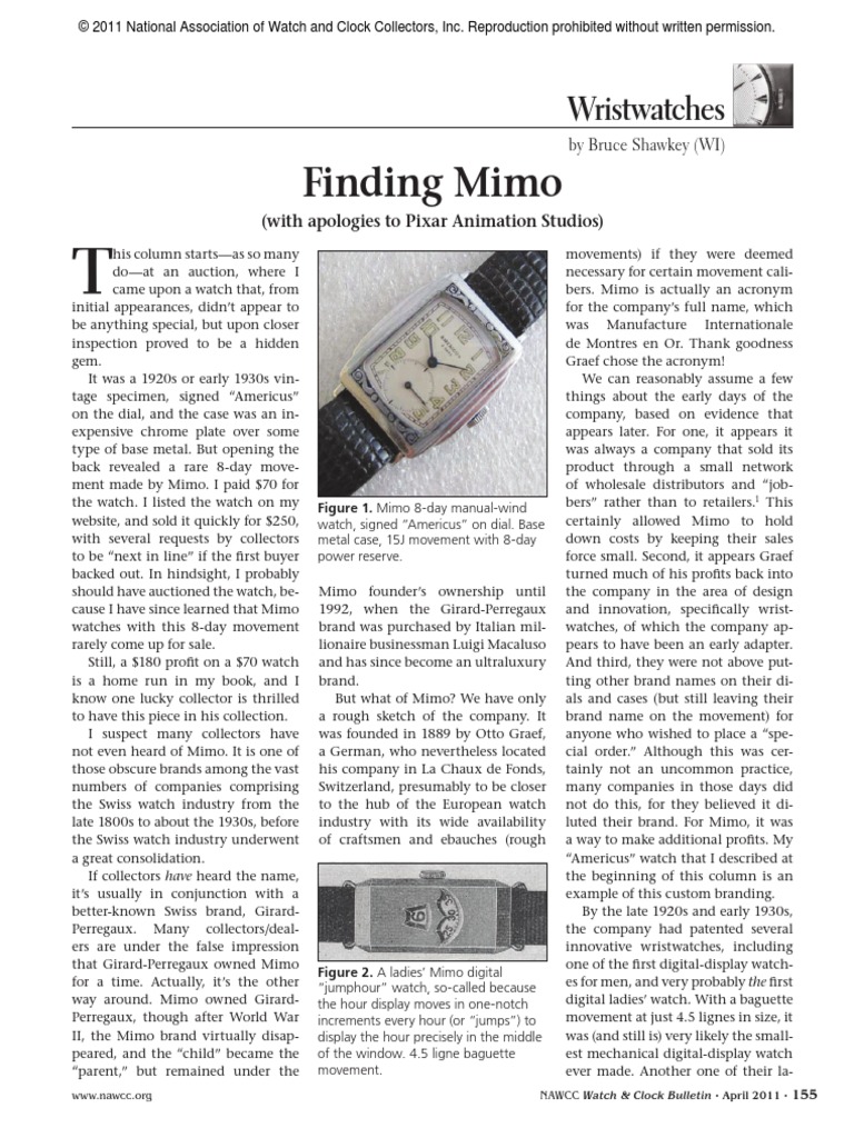 MIMO History | PDF | Watch | Clock