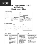 Gentile's Taxonomy of Motor Skills | PDF | Treadmill | Walking