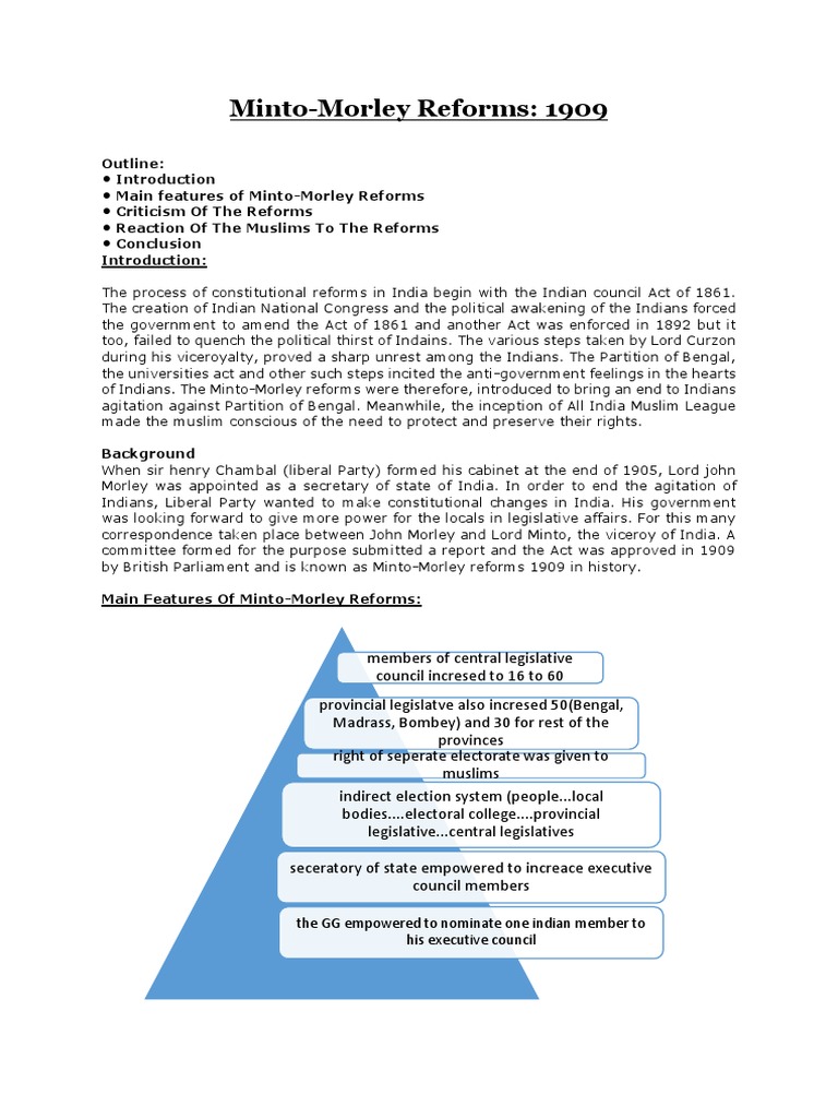 Minto | PDF | Partition Of India | Constitutional Law