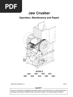 CONE CRUSHER Manual | PDF | Bearing (Mechanical) | Screw