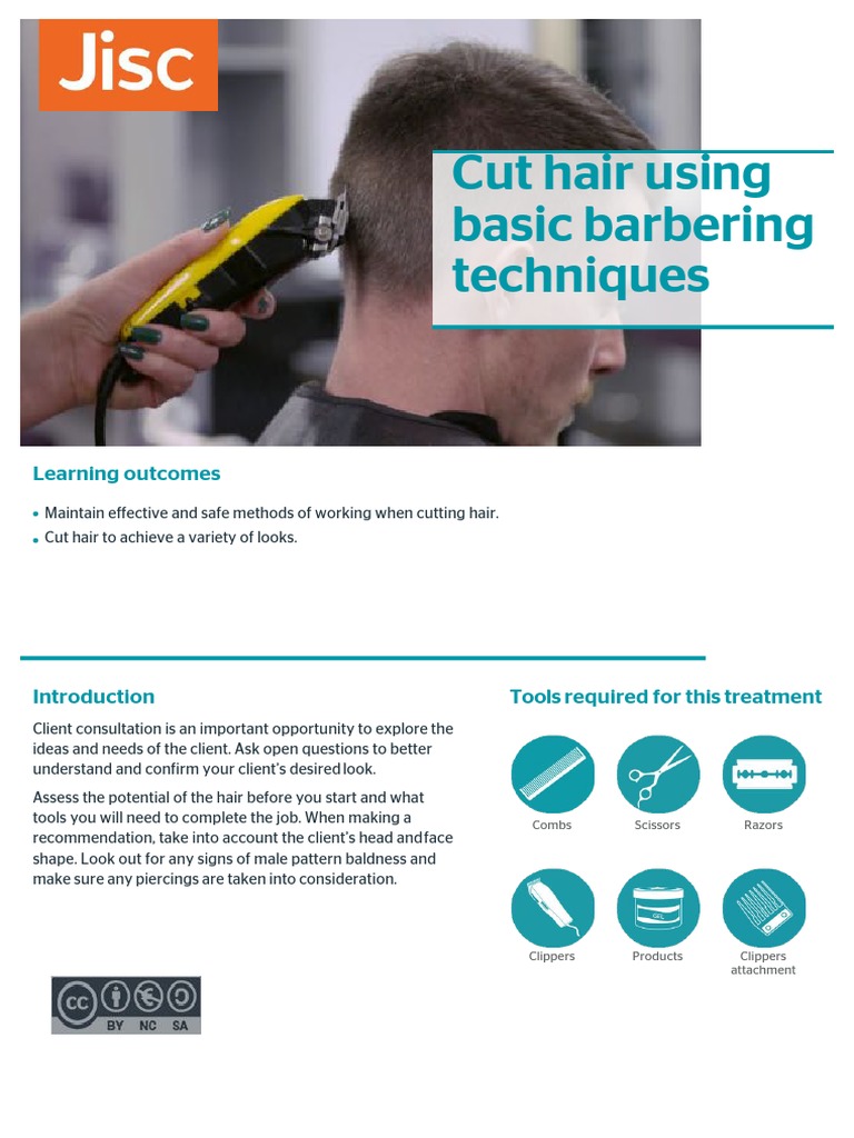 Basic Barbering Techniques Guide | PDF | Hairstyle | Hair