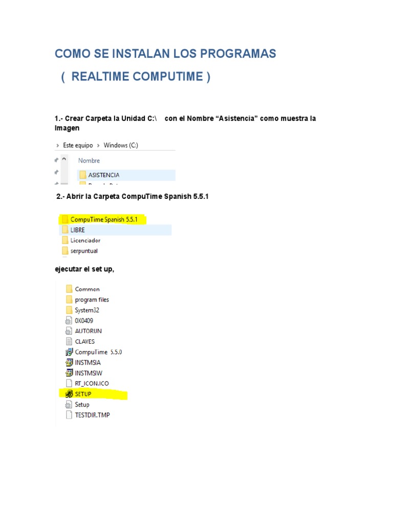 Como Se Instalan Los Programas | PDF | Archivo de computadora | Windows XP