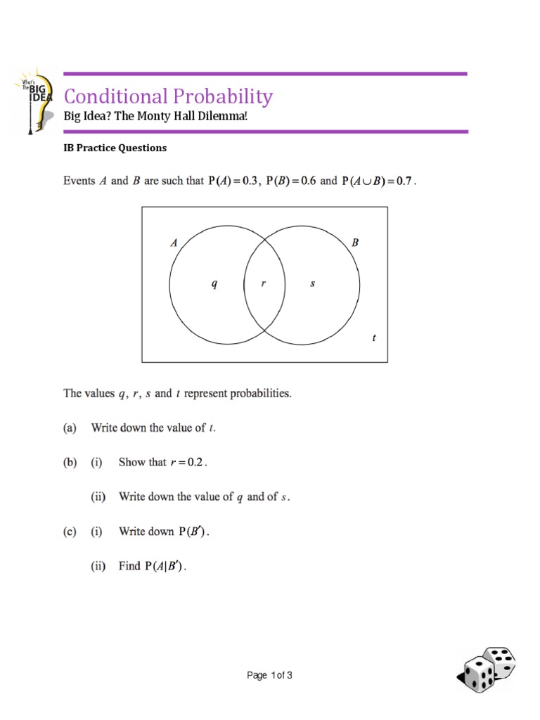 Conditional Probability | PDF