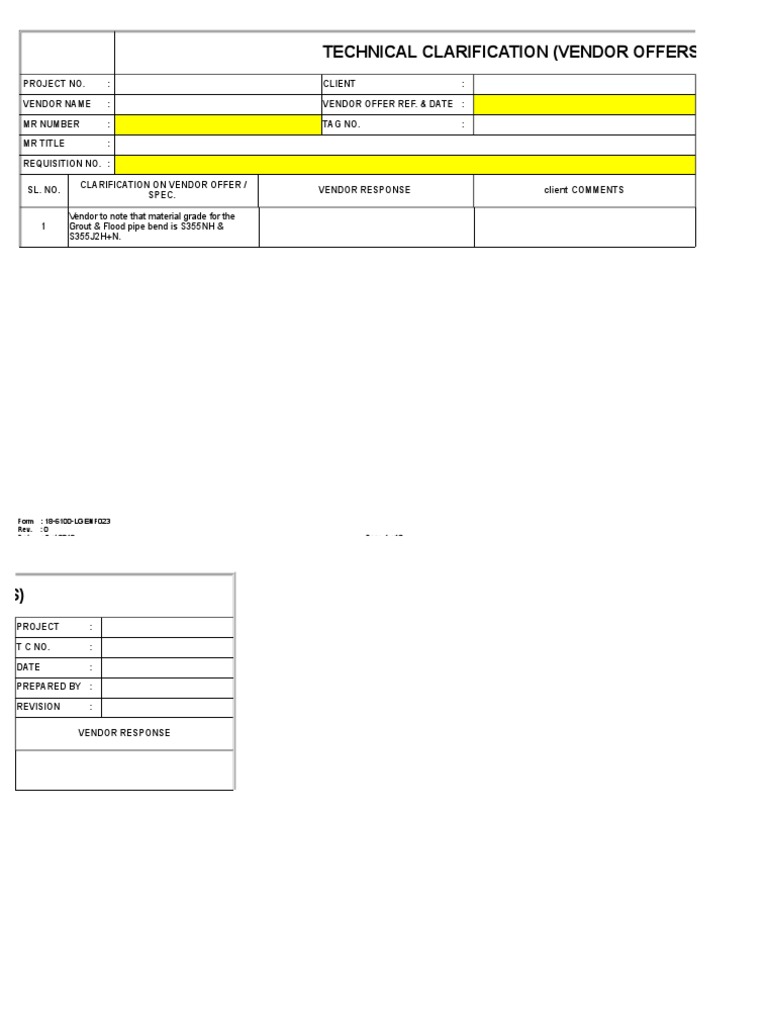 Technical Clarification | PDF