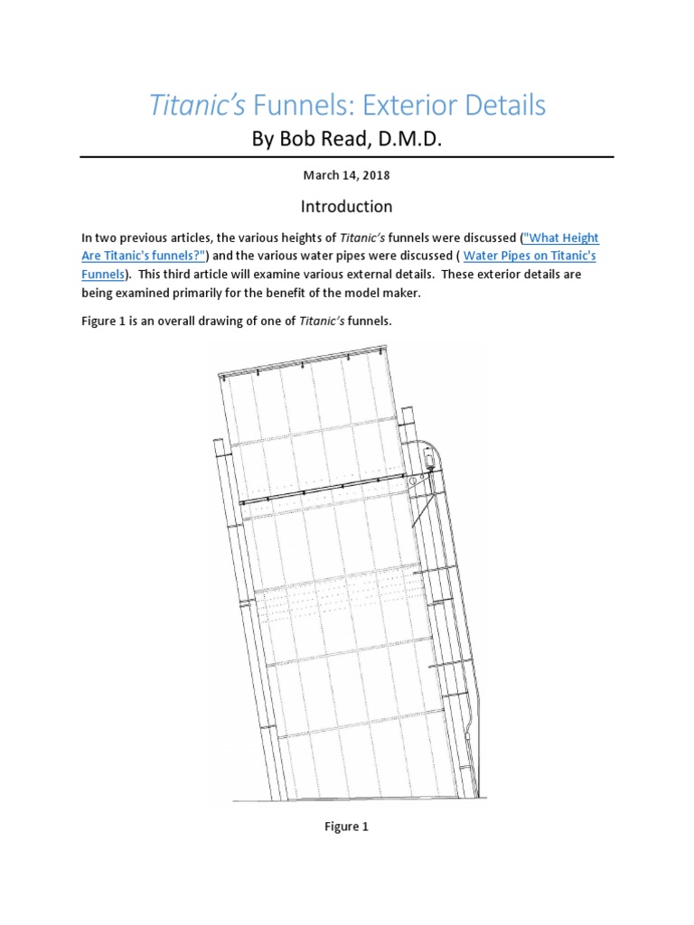 Titanic Funnel Exterior Article | PDF | Rms Titanic | Nature